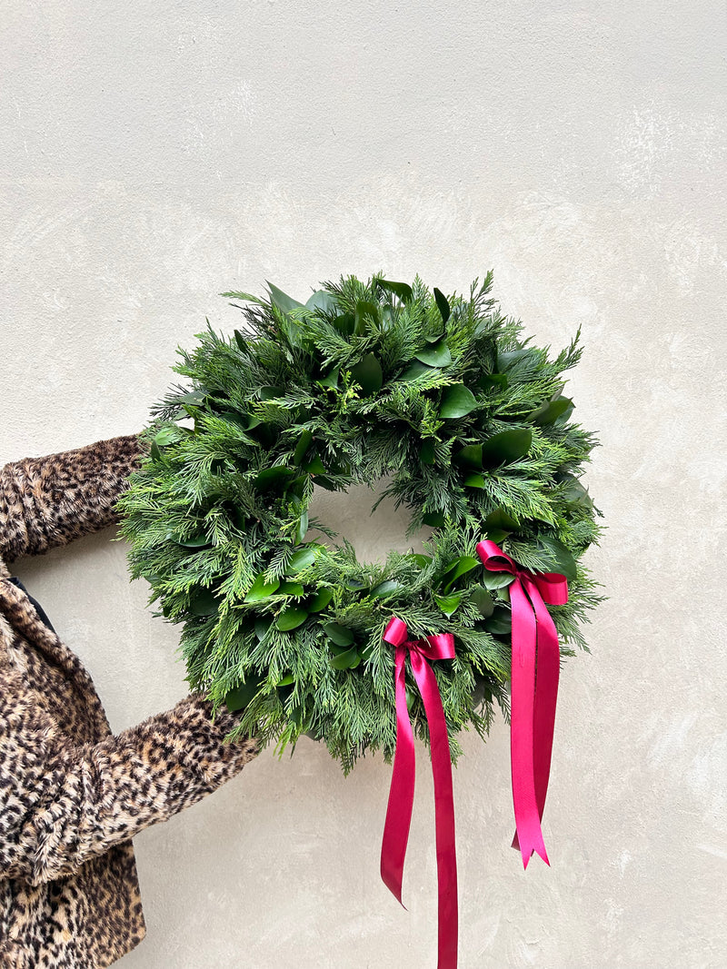 Fresh Xmas Wreath Full Green